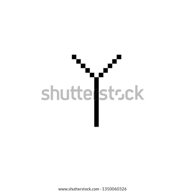 Pixel Letter Y Stock Vector (Royalty Free) 1350060326 | Shutterstock