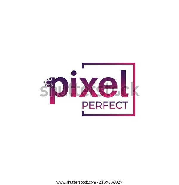Pixel Logo Design Concept Vector Illustration Stock Vector (Royalty ...