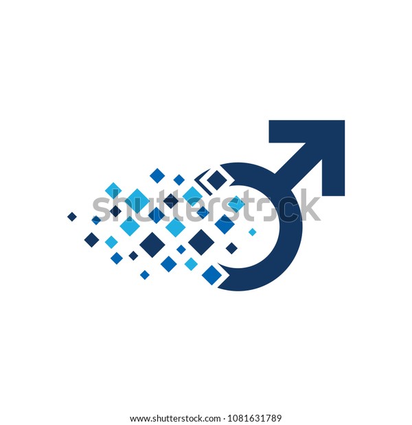 Pixel Man Logo Icon Design Stock Vector (Royalty Free) 1081631789 ...