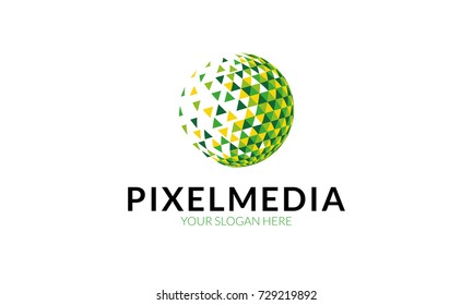 Pixel Media Logo Stock Vector (Royalty Free) 729219892 | Shutterstock