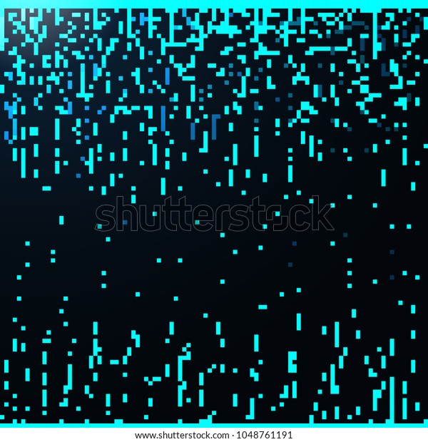 Pixel Neon Mosaic Abstract Background Vector Stock Vector (Royalty Free ...