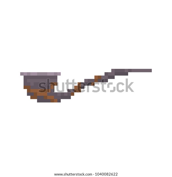 Pixel Smoking Pipe Games Websites Stock Vector (Royalty Free ...