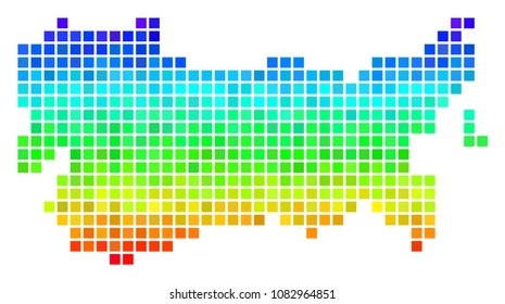 Pixel Ussr Map Vector Geographic Map Stock Vector (Royalty Free ...