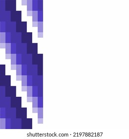 Pixelated Flowing Purple Line White Background Stock Vector (Royalty ...