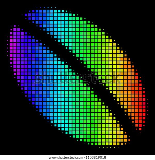 Pixelated Impressive Halftone Wheat Seed Icon Stock Vector (Royalty ...
