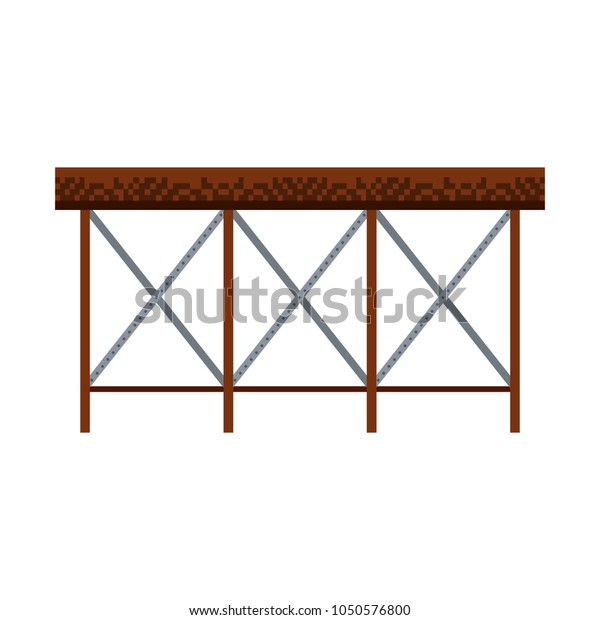 Pixelated Shelf Isolated Stock Vector (Royalty Free) 1050576800 ...
