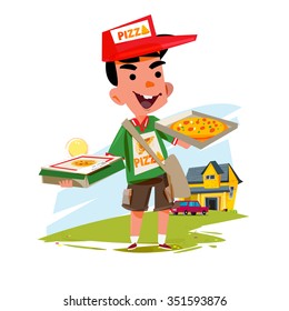 2,877 Pizza guy Stock Vectors, Images & Vector Art | Shutterstock
