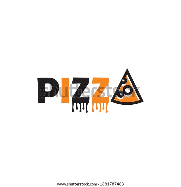 Pizza Cafe Logo Pizza Icon Emblem Stock Vector (Royalty Free ...