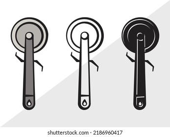 Pizza Cutter Svg Printable Vector Illustration Stock Vector (Royalty ...