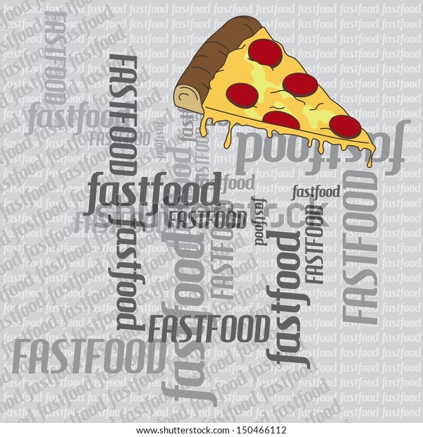 Pizza Grey Art Page Stock Vector (Royalty Free) 150466112 | Shutterstock
