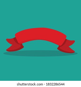 Pizza Party Red Ribbon Vector Illustration Stock Vector (Royalty Free ...