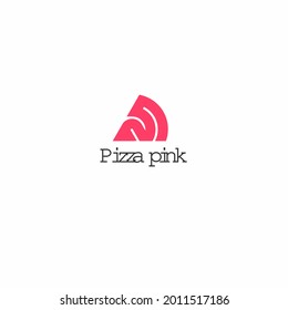 Pizza Pink Logo Symbol Creative Vector Stock Vector (Royalty Free ...