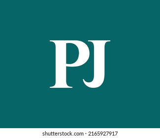 Pj Logo Design Vector Template Stock Vector (Royalty Free) 2165927917 ...
