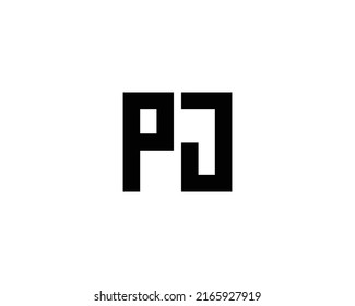 Pj Logo Design Vector Template Stock Vector (Royalty Free) 2165927919 ...