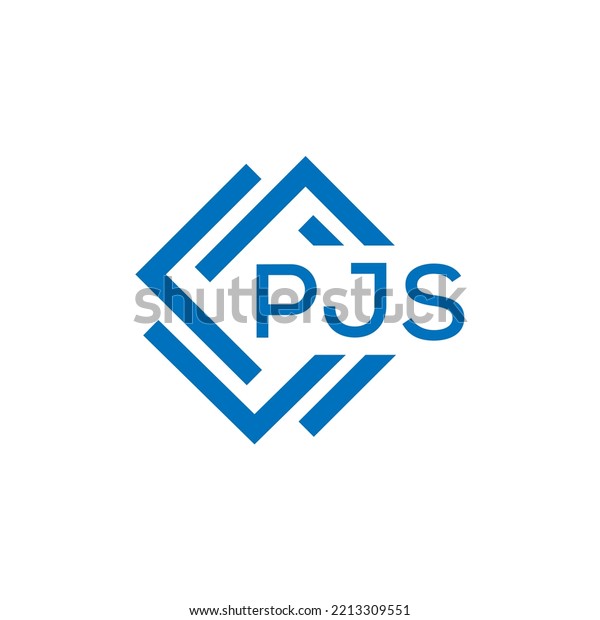 Pjs Letter Logo Design On White Stock Vector (Royalty Free) 2213309551 ...