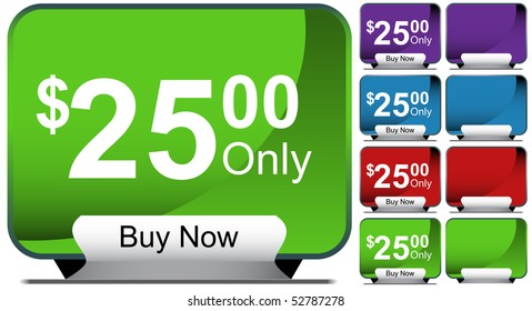Placard Sign Set Stock Vector (Royalty Free) 52787278 | Shutterstock