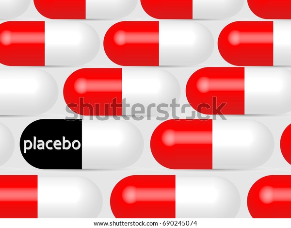 Placebo Effect Concept 3d Placebo Pill Stock Vector (Royalty Free ...