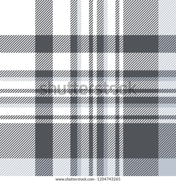 Plaid Check Patten Slate Gray Dusty Stock Vector (Royalty Free ...