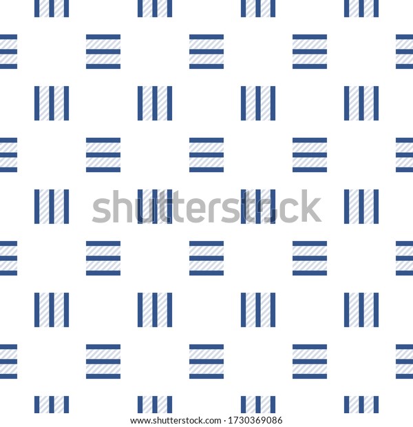 Plaid Stripe Triple Line Pattern This Stock Vector (Royalty Free ...