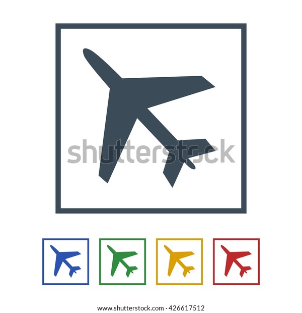 Plain Icon Isolated On White Background Stock Vector (Royalty Free ...
