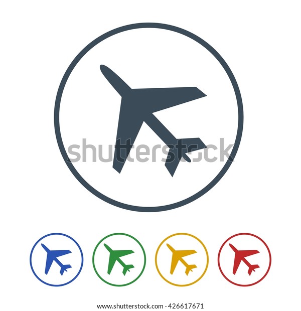 Plain Icon Isolated On White Background Stock Vector (Royalty Free ...