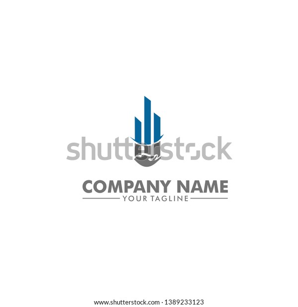 Plan Company Logo Modern Simple Stock Vector (Royalty Free) 1389233123 ...