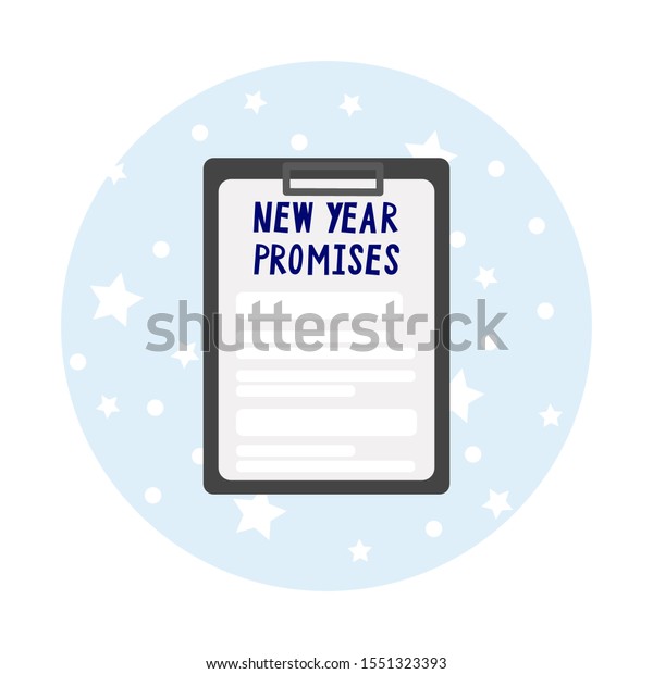 Plan Todo List Promises Goals List Stock Vector (Royalty Free ...