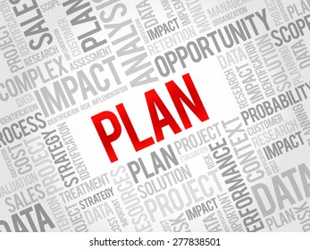 Plan Word Cloud Business Concept Stock Vector (Royalty Free) 277838501 ...