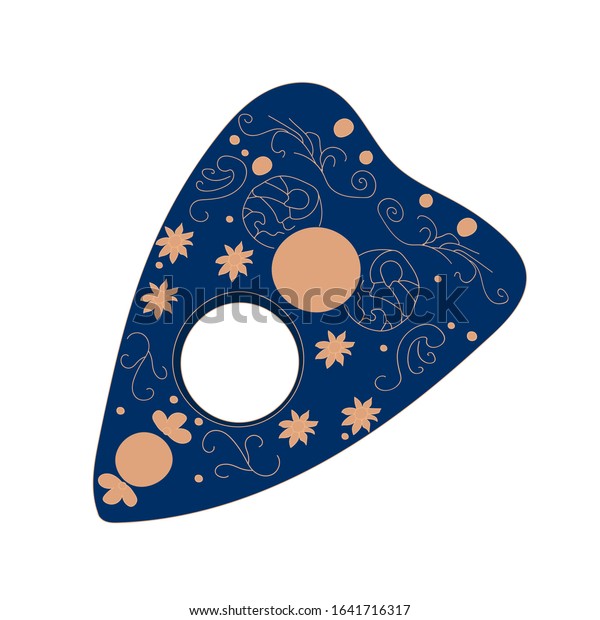 Planchette Vector Illustration Isolated On White Stock Vector (Royalty ...