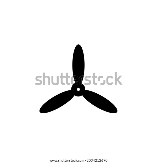 Plane Blade Propeller Vector Airplane Engine Stock Vector (Royalty Free ...