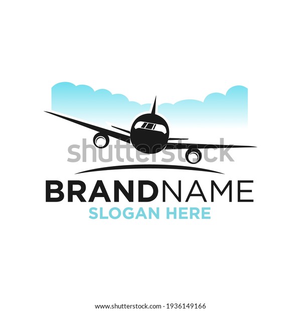 Plane Logo Design Template Inspiration Vector Stock Vector (Royalty ...