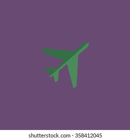 Plane Retro Dim Color Vector Flat Stock Vector (Royalty Free) 358412045 ...