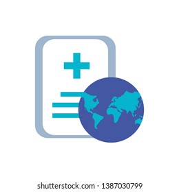 Planet Earth Document Hospital Stock Vector (Royalty Free) 1387030799 ...