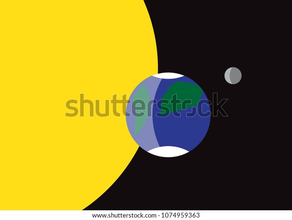 Planet Earth Flag Design Stock Vector (Royalty Free) 1074959363 ...