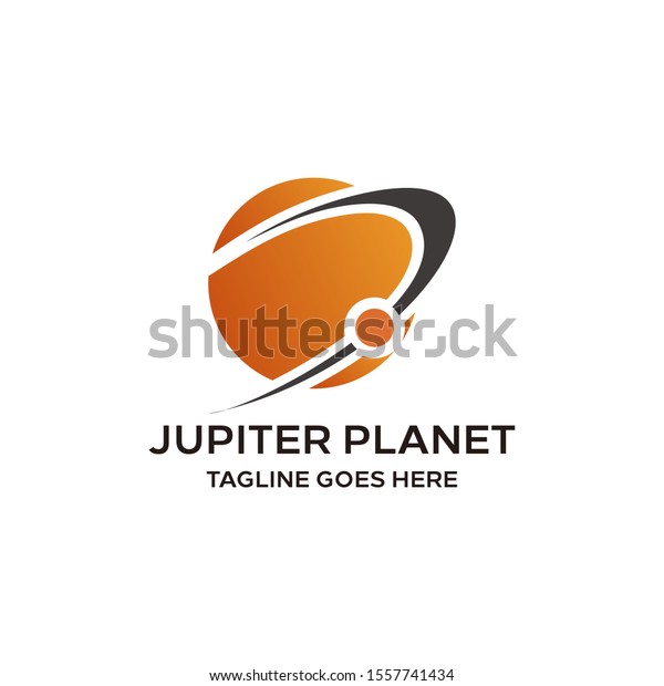 Planet Jupiter Design Concept Illustration Vector Stock Vector (Royalty ...
