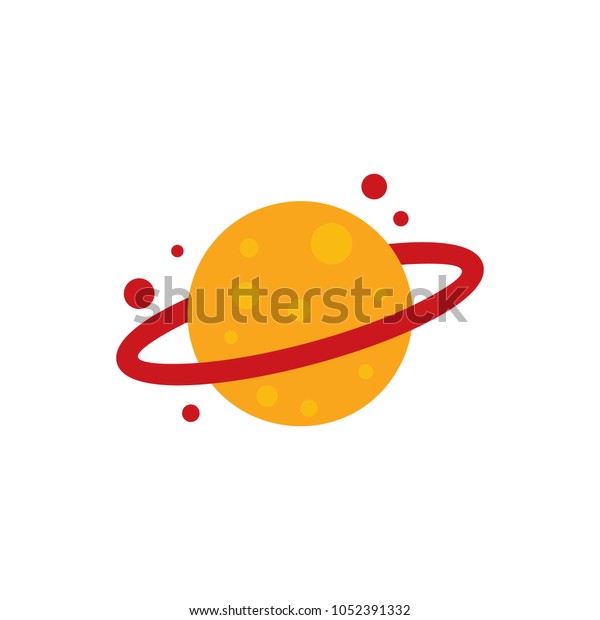 Planet Logo Icon Design Stock Vector (Royalty Free) 1052391332 ...