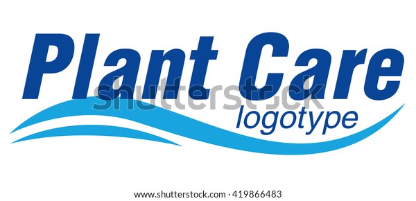 Plant Care Logo Template Design Vector Stock Vector (Royalty Free ...