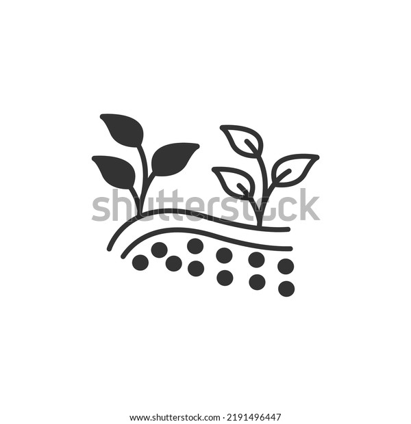 Plant Growth Icons Symbol Vector Elements Stock Vector (Royalty Free ...