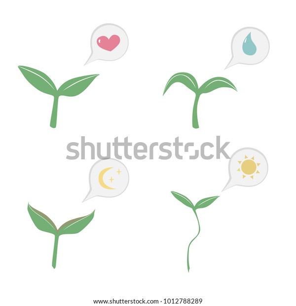 Plant Language Translator Vector Illustration Common Stock Vector ...