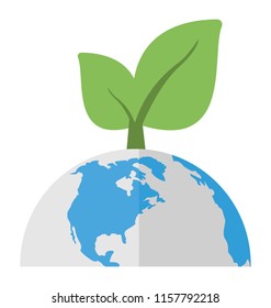 Only One Earth World Environment Day Stock Vector (Royalty Free ...