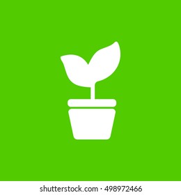 Plant Pot Sign Stock Vector (Royalty Free) 498972466 | Shutterstock