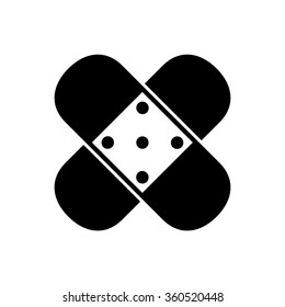 Plaster Cross Icon Vector Illustration Stock Vector (Royalty Free ...