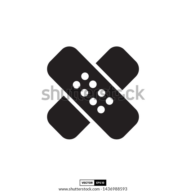 Plaster Icon Design Inspiration Vector Template Stock Vector (Royalty ...
