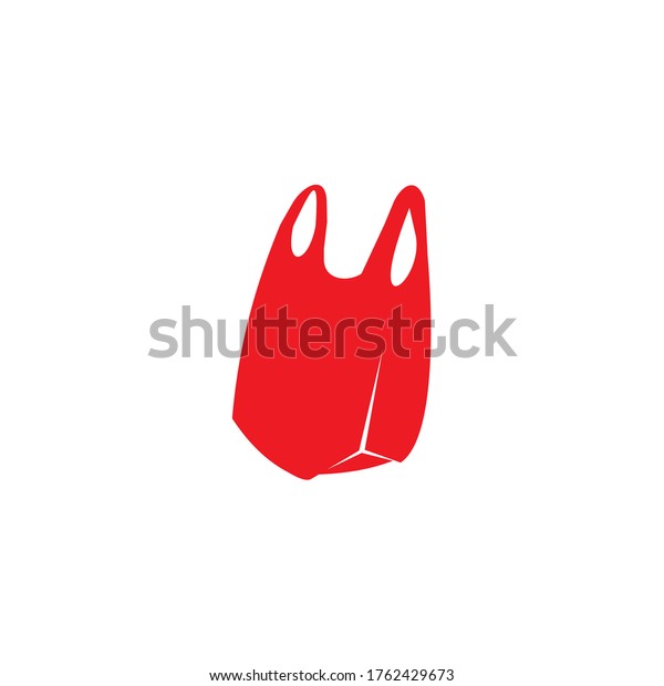 Plastic Bag Campaign Design Vector Template Stock Vector (Royalty Free ...