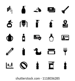 Plastic Icon Collection 25 Plastic Filled Stock Vector (Royalty Free ...