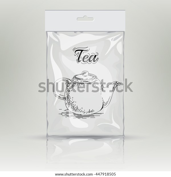 Plastic Pack Template Your Design Branding: vector de stock (libre de ...