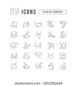 Body Plastic Surgery Aesthetic Medicine Cosmetic Stock Vector (Royalty ...