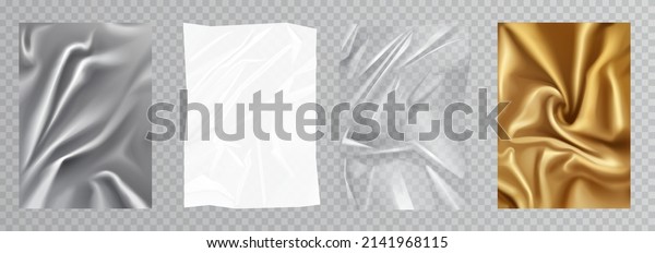 Plastic Texture Silver Gold Foil Silk Stock Vector (Royalty Free ...