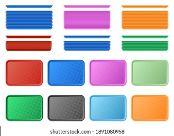Plastic Tray Vector Design Illustration Isolated Stock Vector (Royalty ...