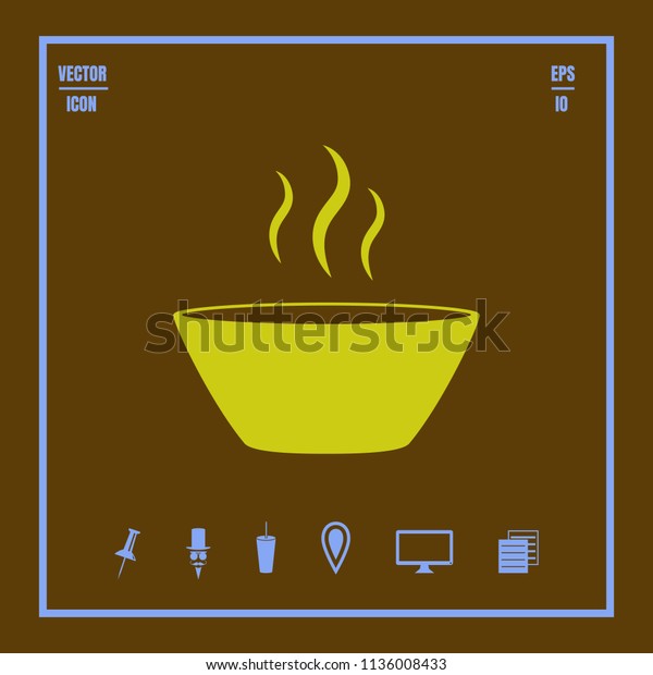Plate Flavour Vector Icon Illustartion On Stock Vector (Royalty Free ...